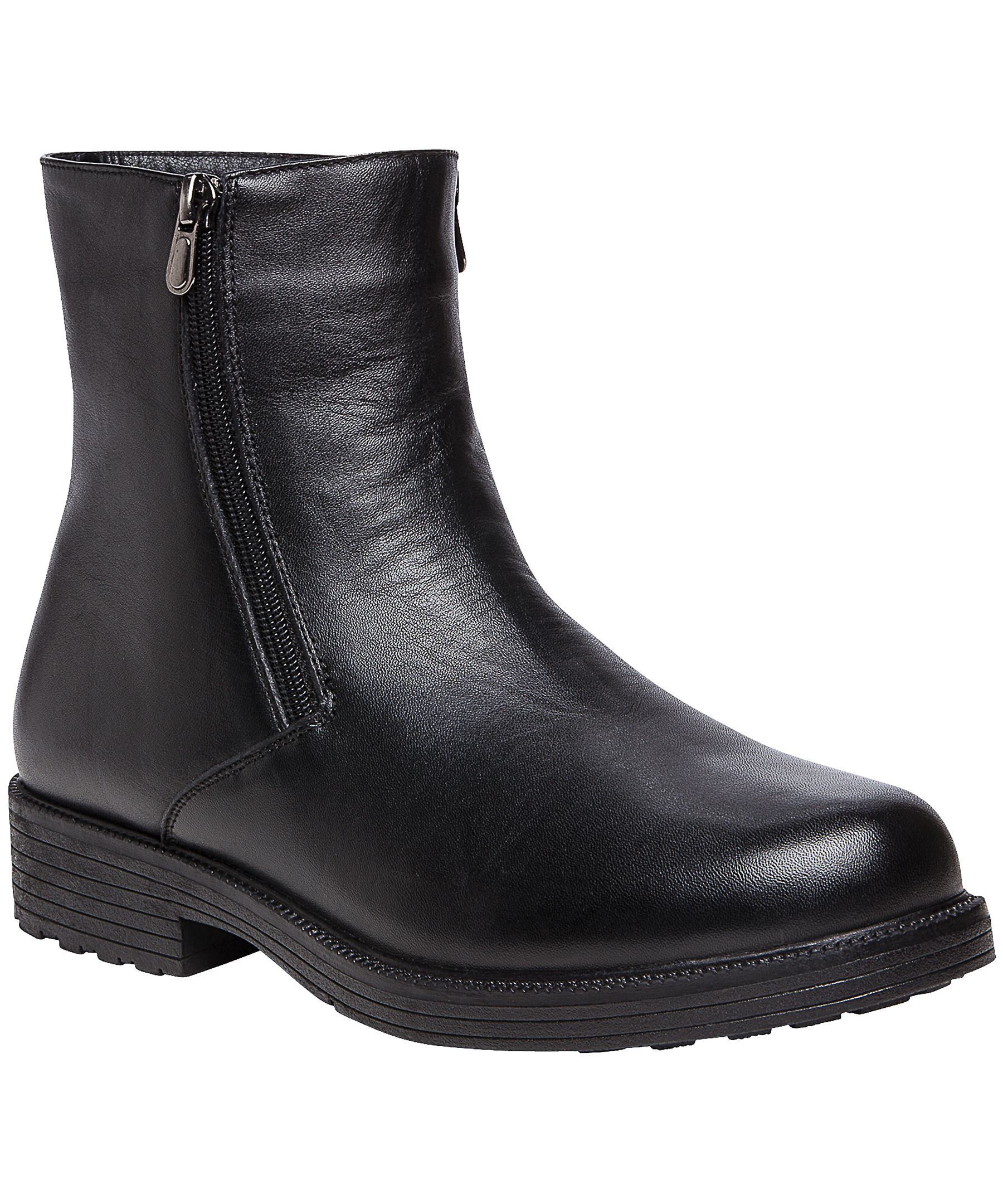 Propet Footwear Men's Troy High Cut Waterproof YKK Twin Zipper Leather ...