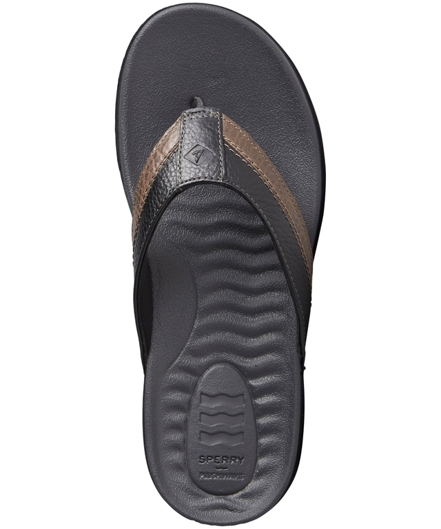 Sperry Men's Plushwave Leather Thong Sandals | Mark's