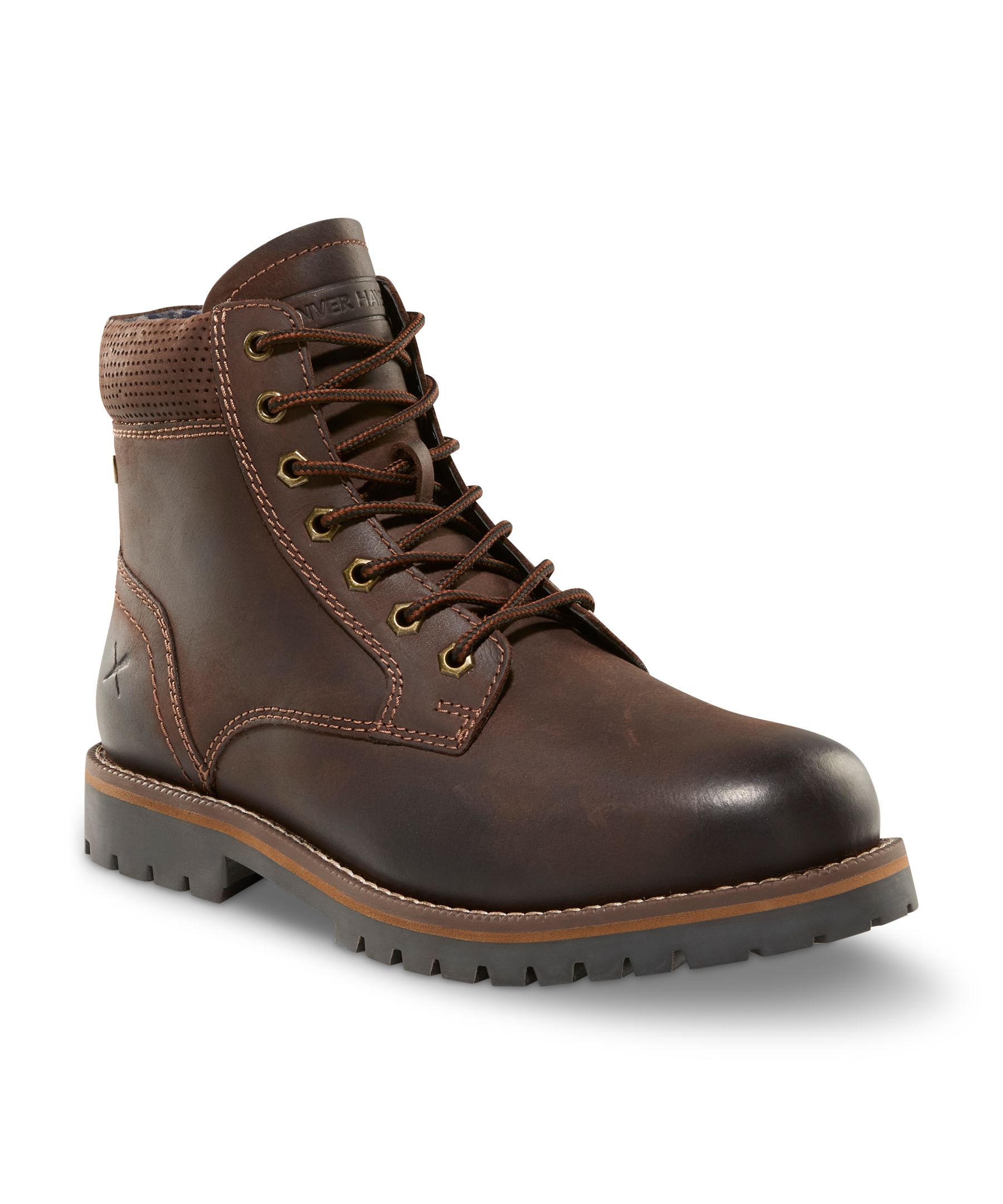 Denver Hayes Men's Denbigh Leather Lace Up Boots - Wide | Mark's