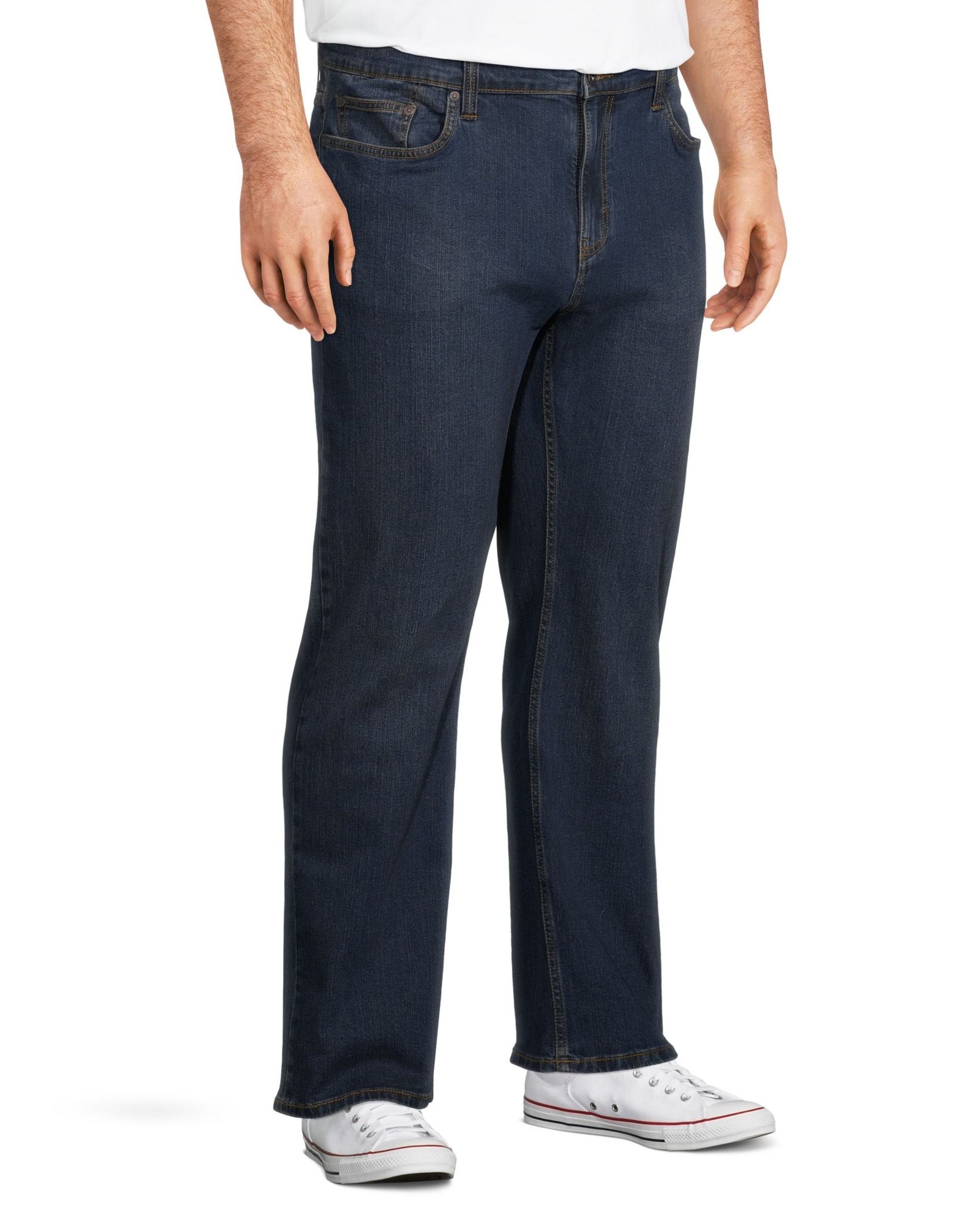 Jeans Abordables Extensibles à 4 Sens à Jambe Droite Denver Hayes Pour
