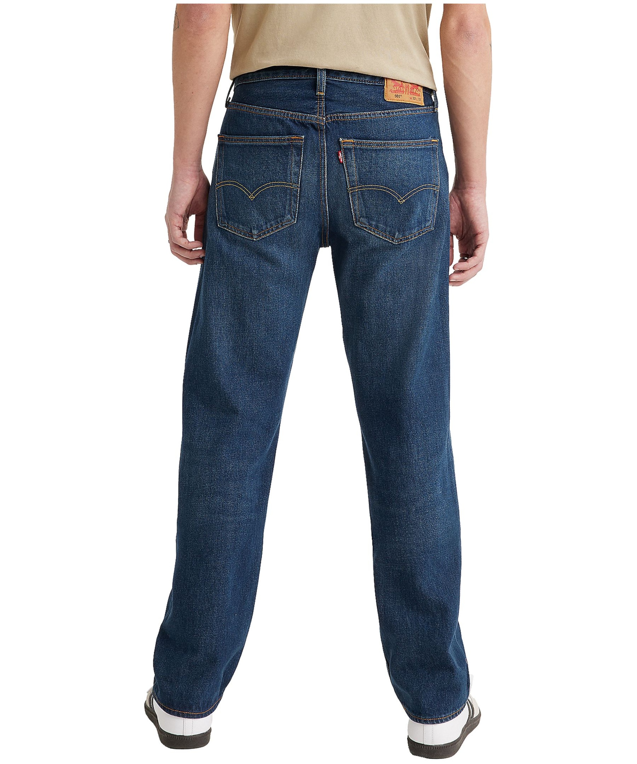 Levi's Men's 501 Button Fly Straight Leg Jeans | Mark's