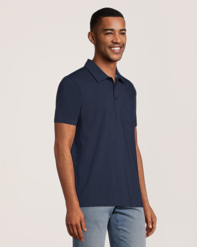 Denver Hayes Men's Modern Fit Stretch Polo Shirt | Mark's