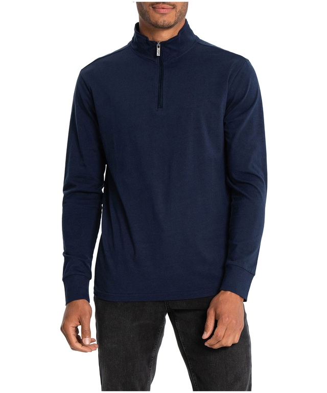 Lois Men's Lennox Quarter Zip Long Sleeve Mock Neck Knit Top | Mark's