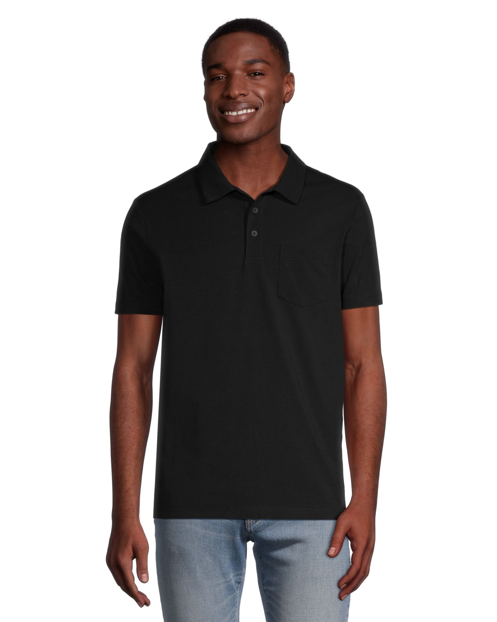 Denver Hayes Men's Modern Fit Stretch Polo Shirt | Mark's