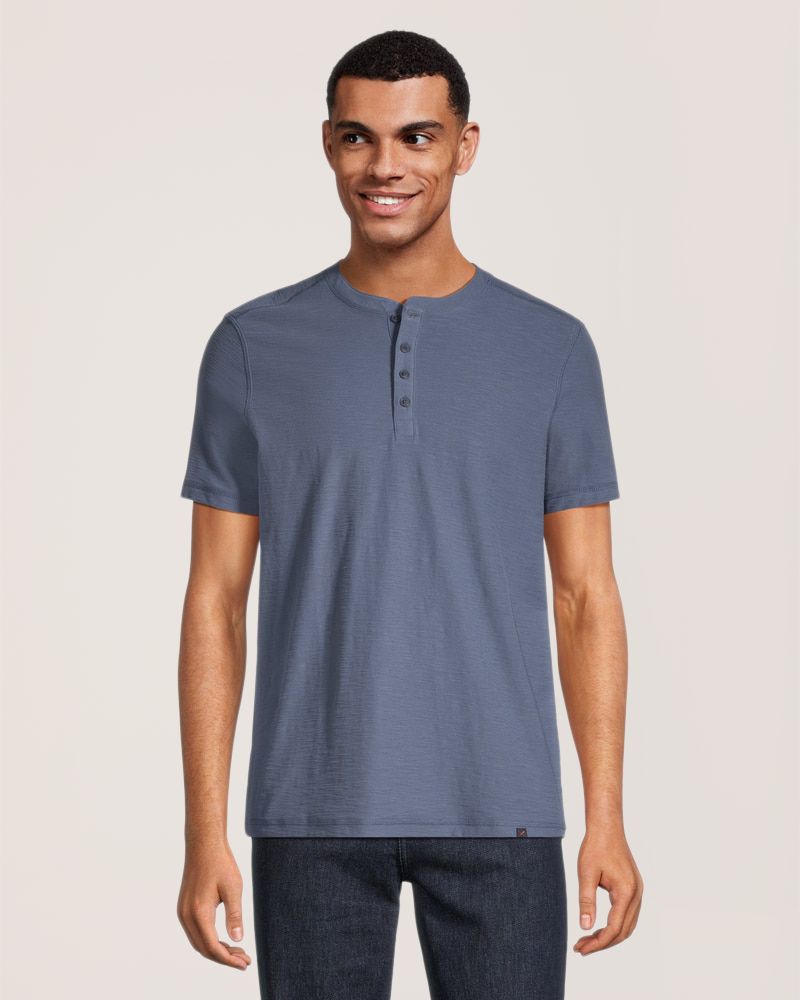 Denver Hayes Men's Garment Wash Slub Henley | Mark's