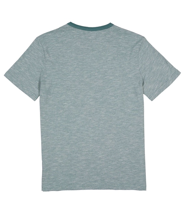 Silver Men's 2 Button V Notch-Neck Shirt | Mark's