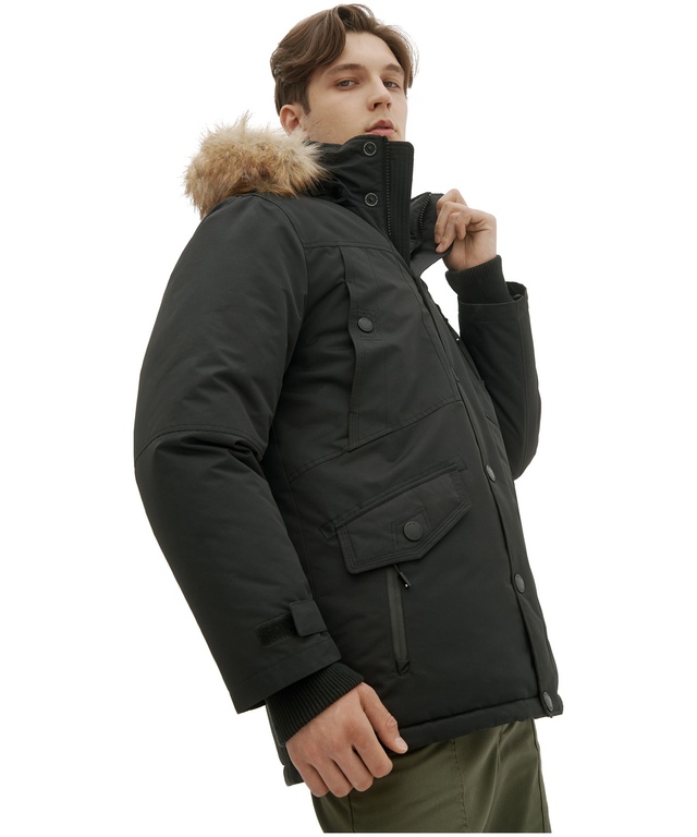 NOIZE Men's Jacob Mid Length Quilted Parka Jacket | Mark's