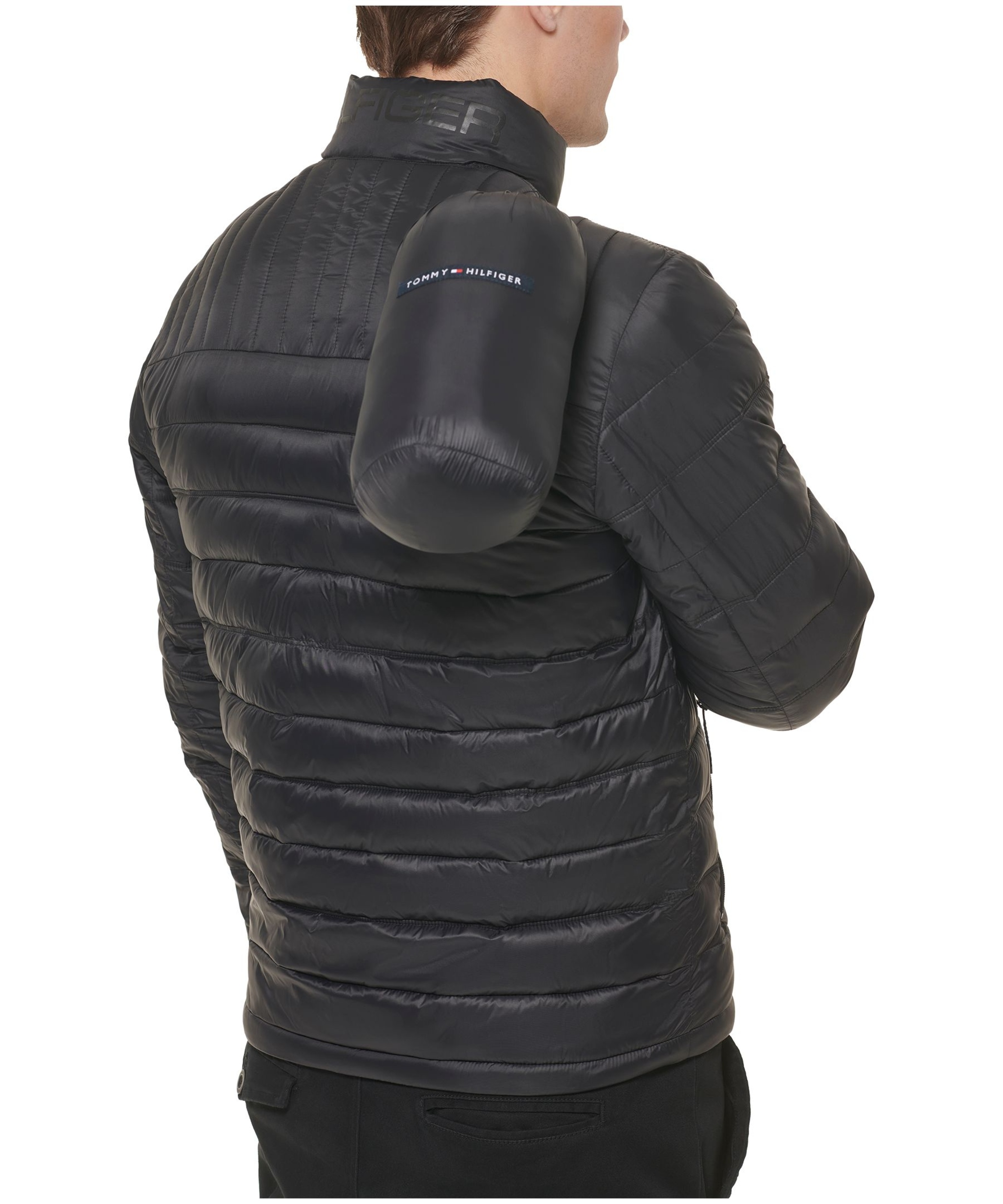 Tommy Hilfiger Mens Ultra Loft Packable Puffer Jacket Marks