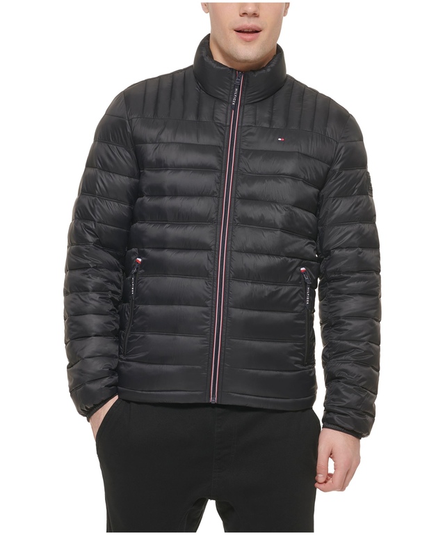Tommy Hilfiger Mens Ultra Loft Packable Puffer Jacket Marks