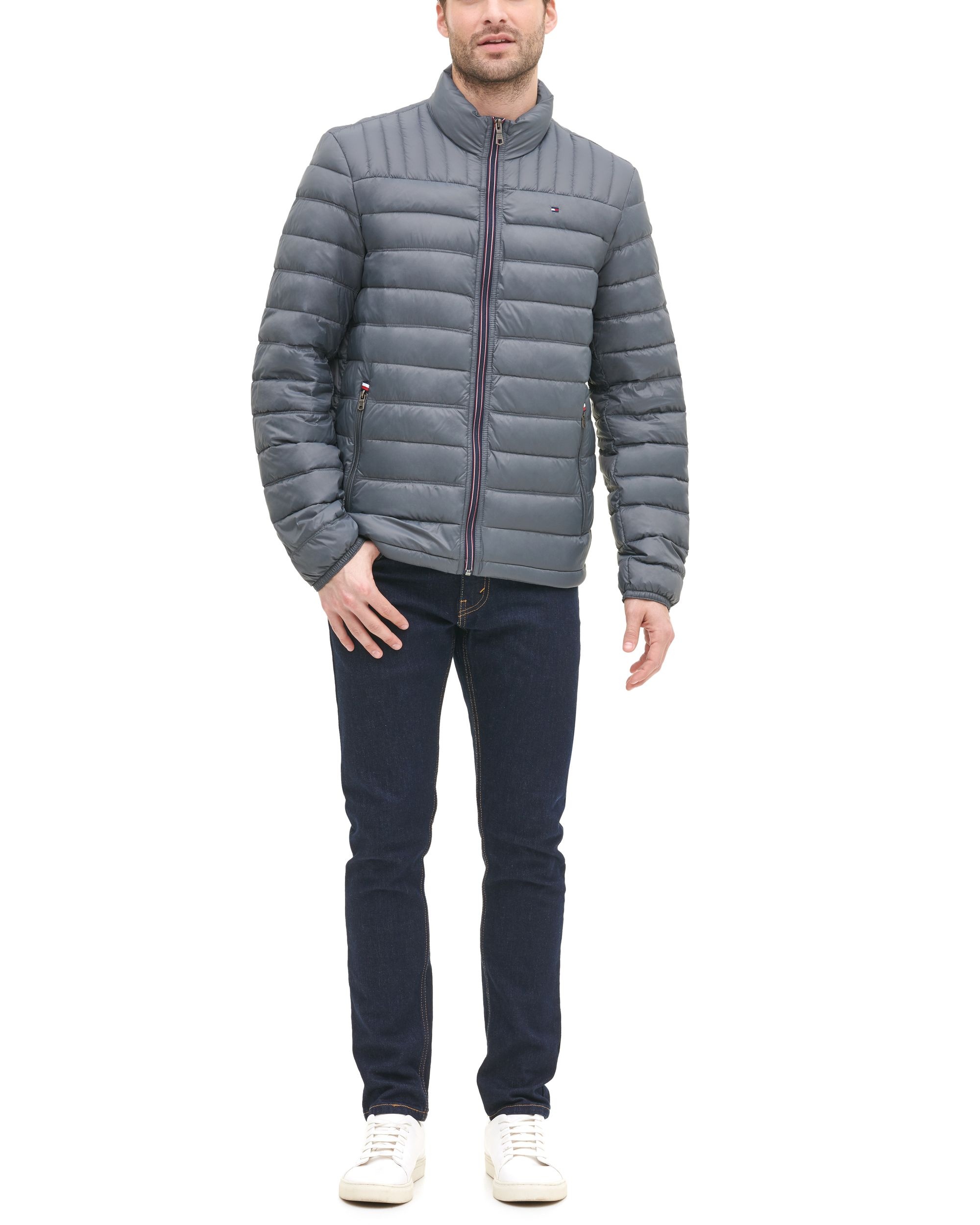 Tommy Hilfiger Mens Ultra Loft Packable Puffer Jacket Marks