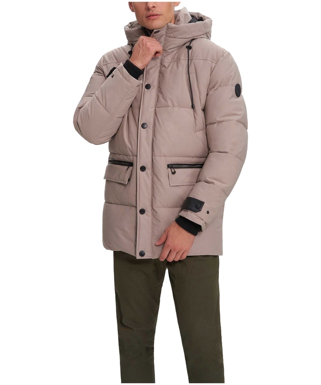 Noize Men's Russel Mid Length Parka Jacket | Marks