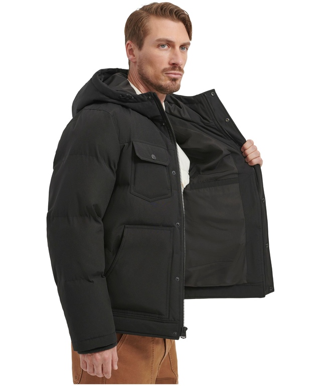 Levi's Men's Arctic Cloth 4 Pocket Waterproof-Breathable Insulated Hooded Parka Jacket | Mark's