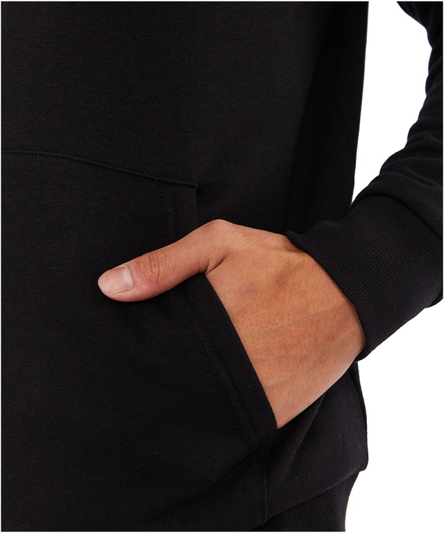 Bench Men's Relaxed Fit Full Zip Split Kangaroo Pocket Fleece Hoodie ...