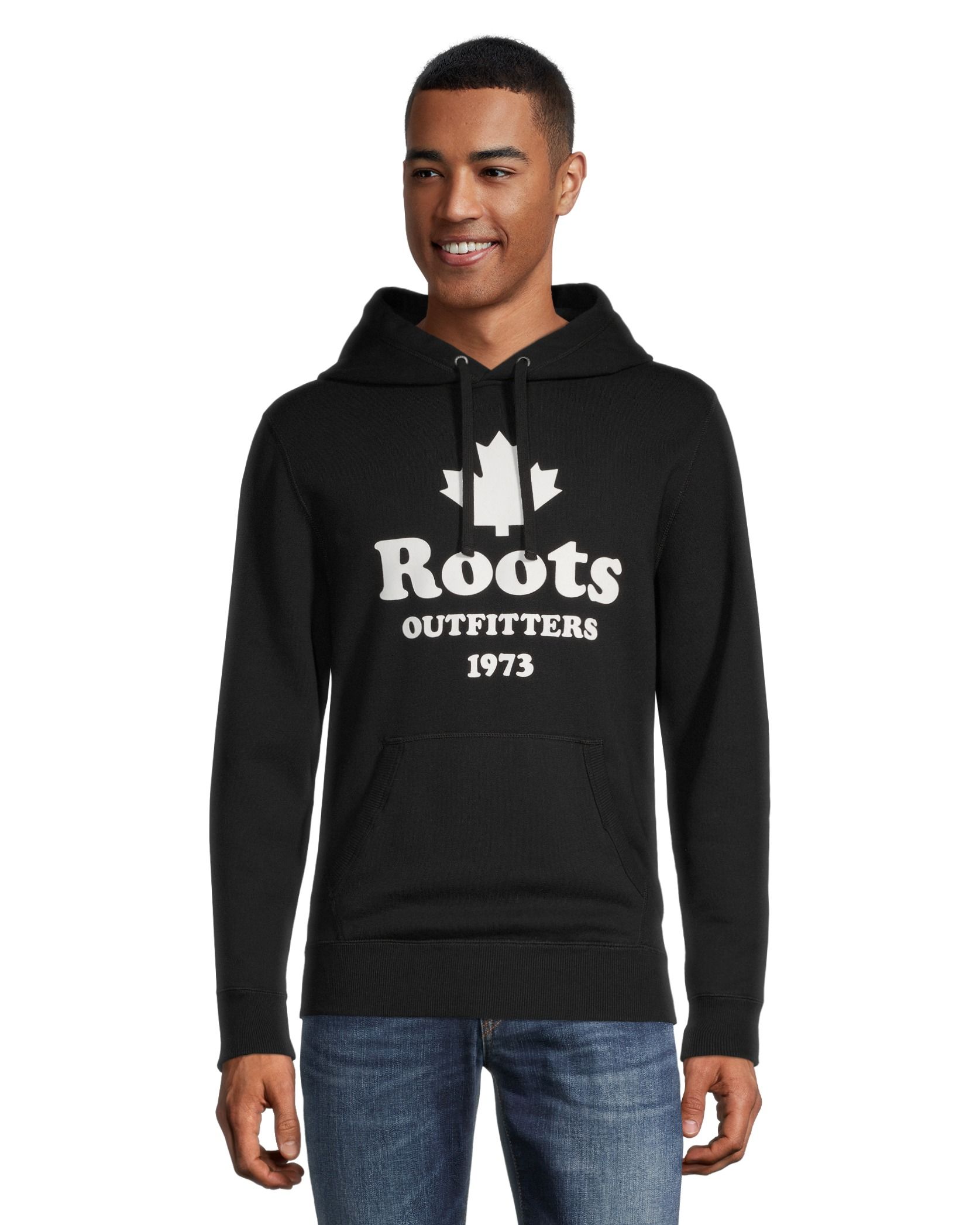 ROOTS Men's Outfitters Kangaroo Pocket Soft Fleece Hoodie | Mark's