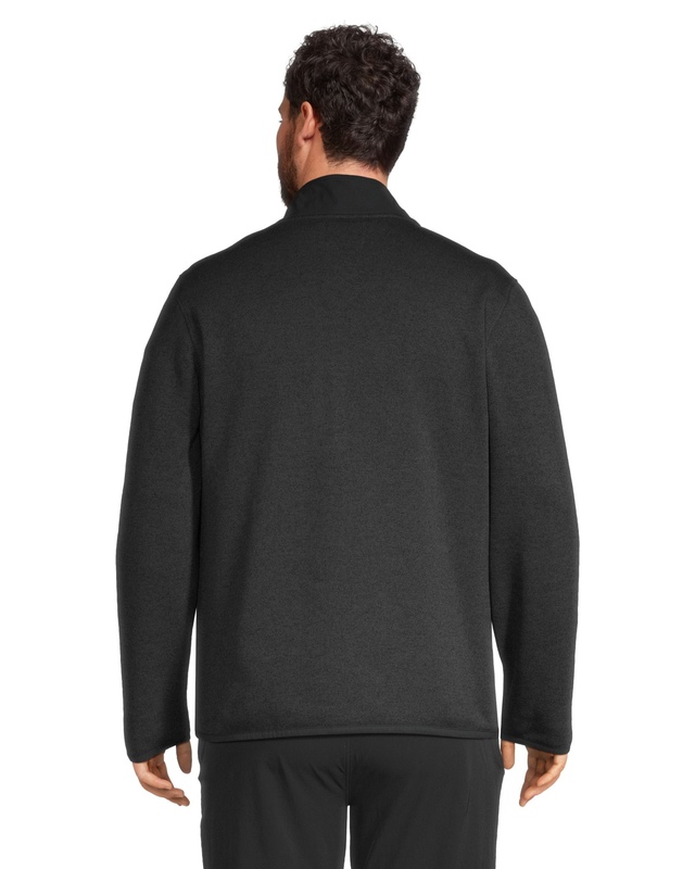 WindRiver Men's Half Zip Mock Neck Sweater-Knit Fleece Top | Mark's