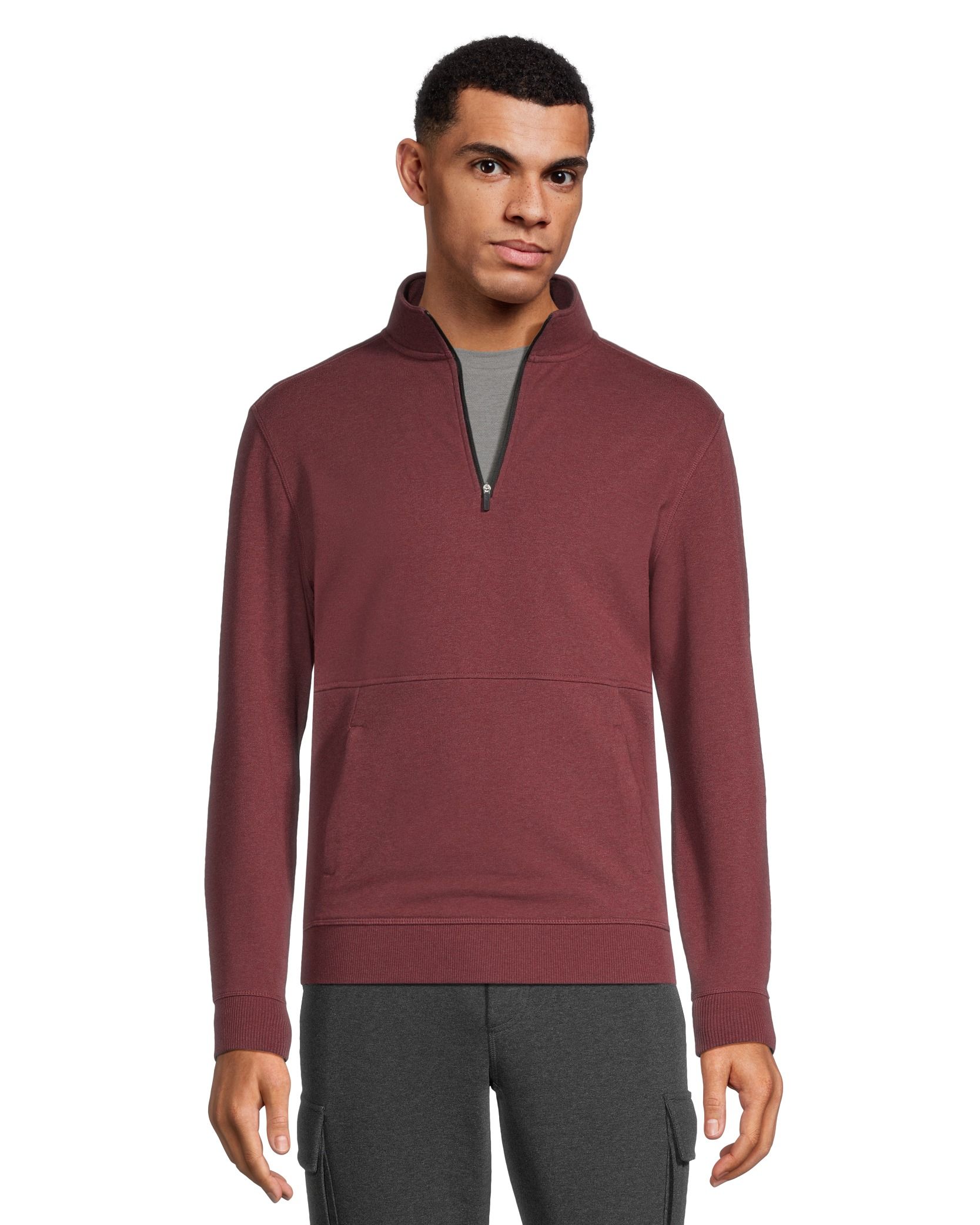 Matrix Men's Stretch Terry Quarter Zip Fleece Pullover | Mark's