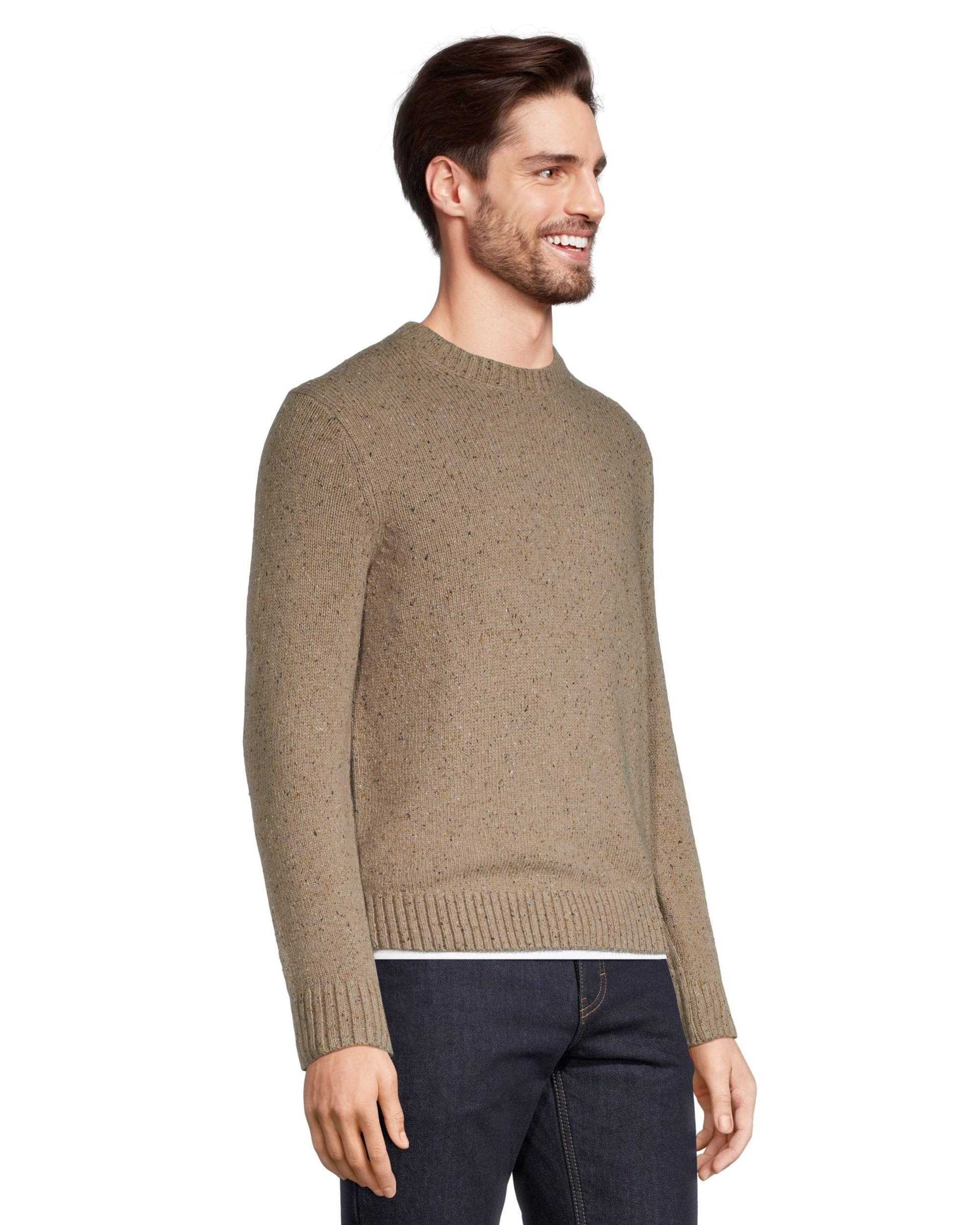 WindRiver Men's Heritage Neps Texture Crewneck Sweater | Mark's