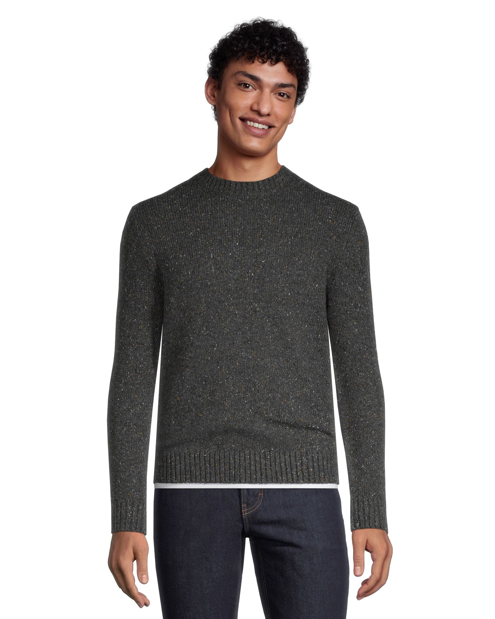 WindRiver Men's Heritage Neps Texture Crewneck Sweater | Mark's