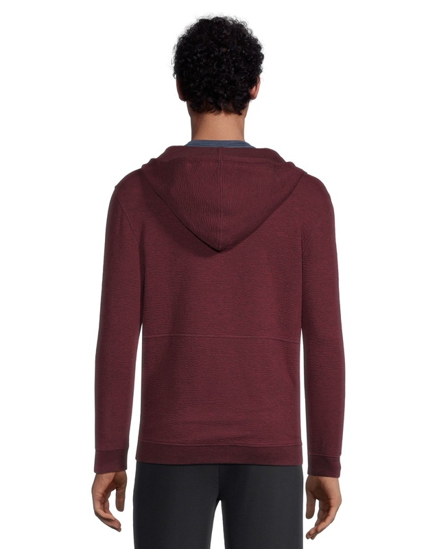 Matrix Men's Textured Full Zip Hoodie | Marks