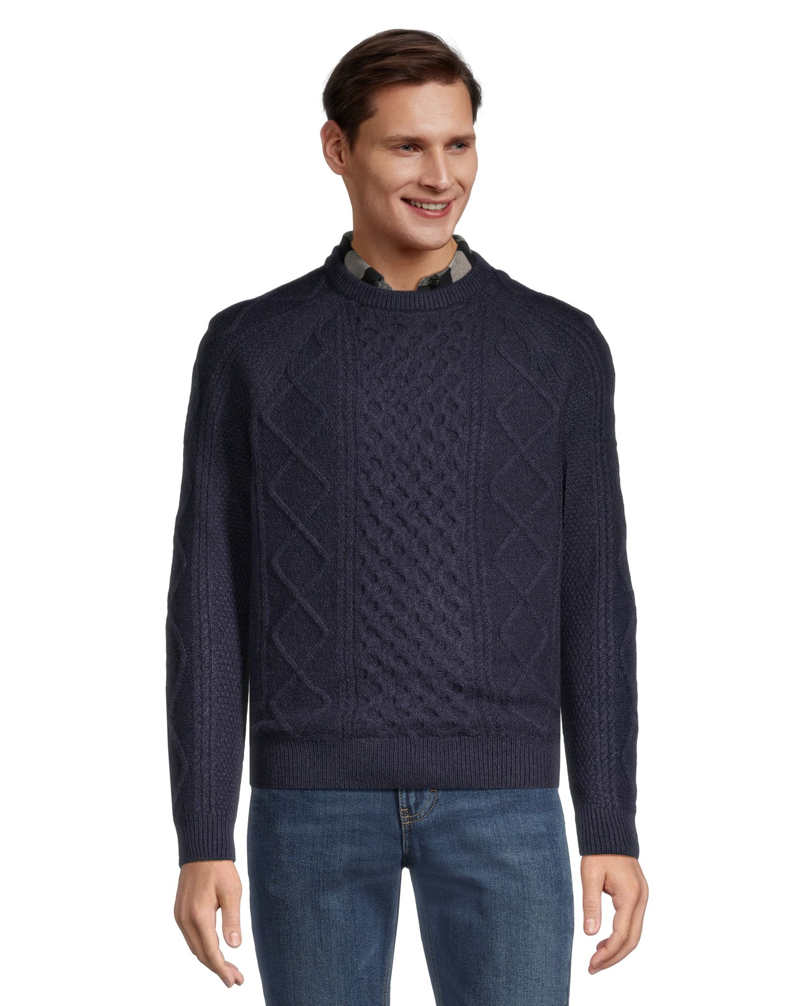 WindRiver Heritage Cable Crewneck Sweater | Mark's