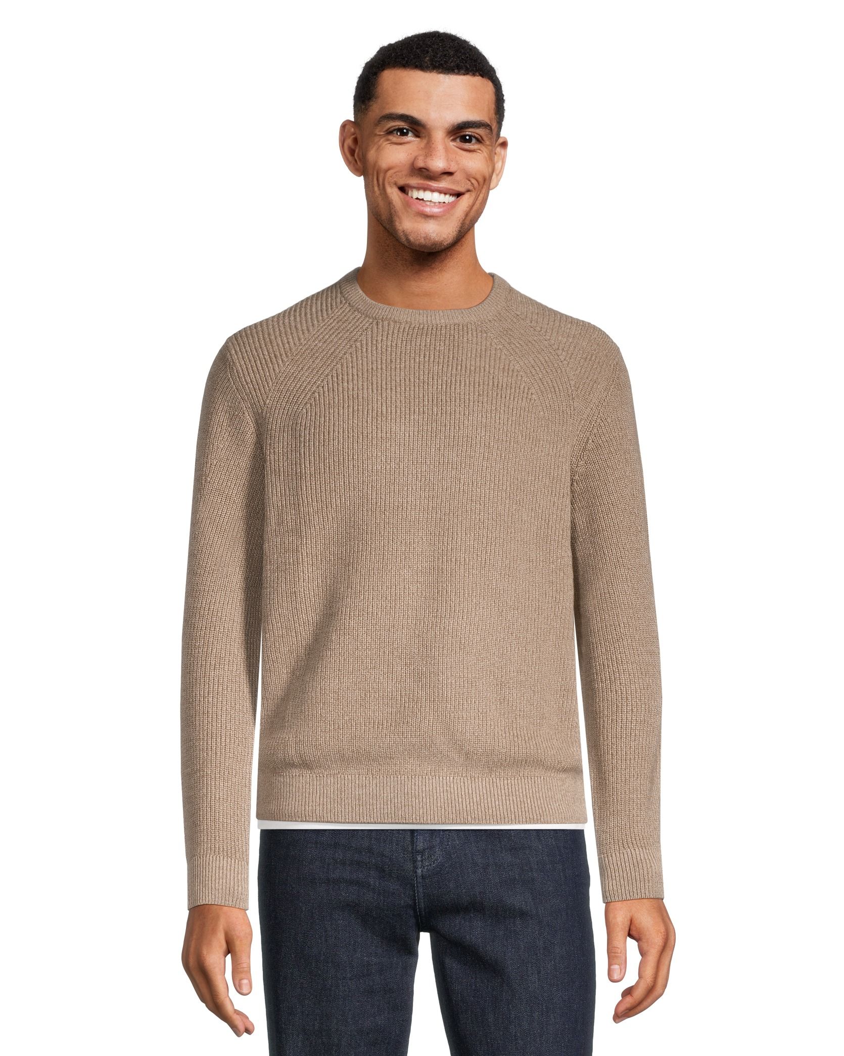 Denver Hayes Men's Shaker Crewneck Sweater | Mark's