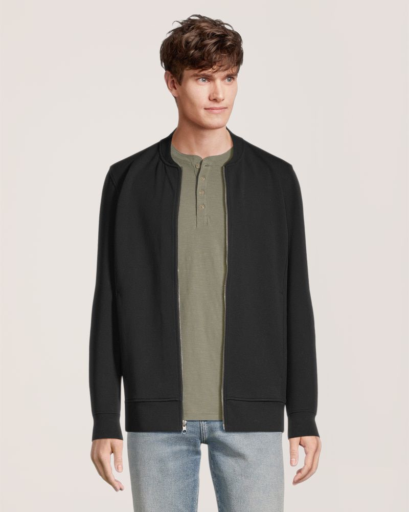 Denver Hayes Performance Men's Tech Full Zip Bomber Jacket | Mark's