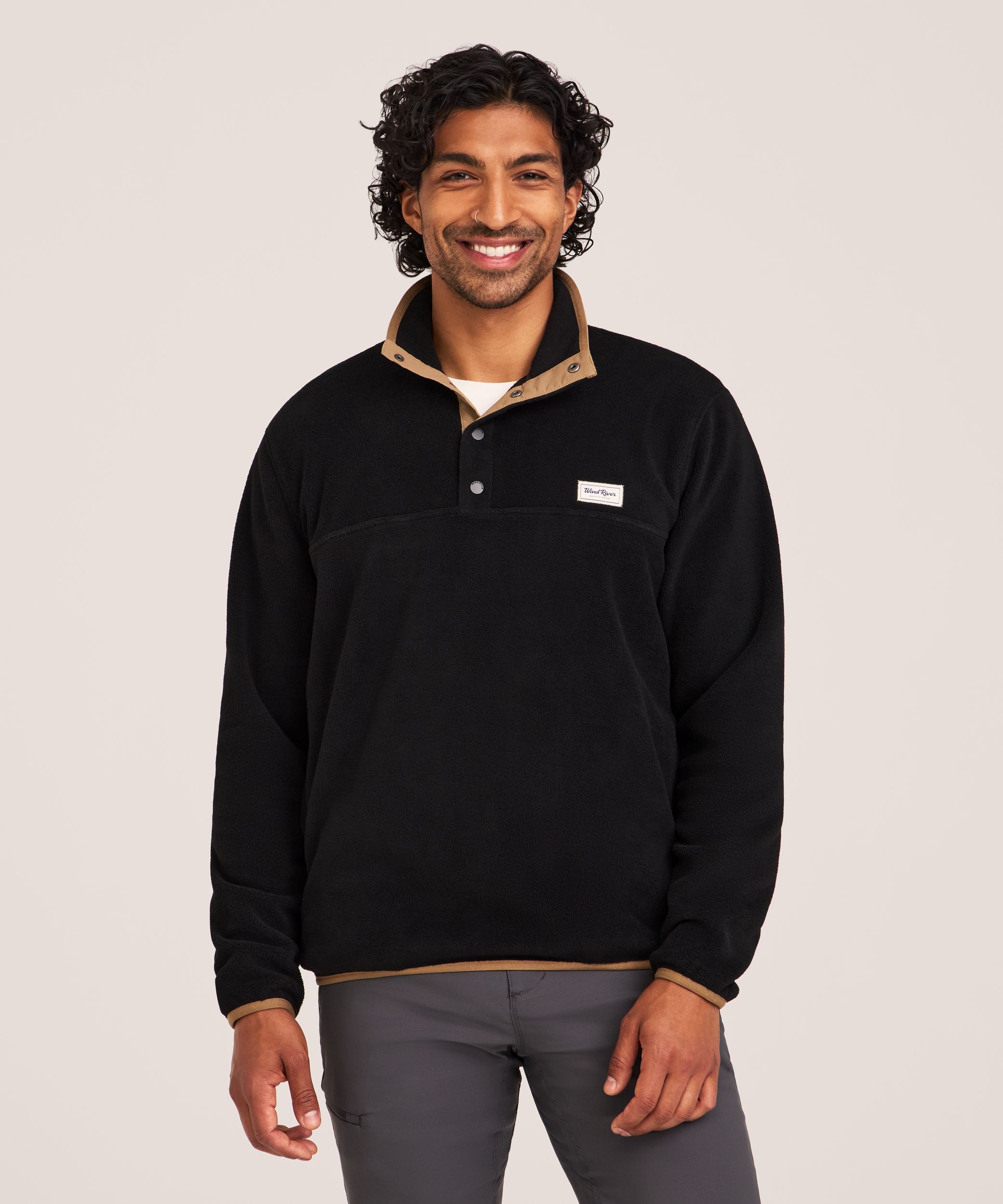 Chandail T-Max Heat en molleton, à patte 1/4 à boutons-pression pour ...