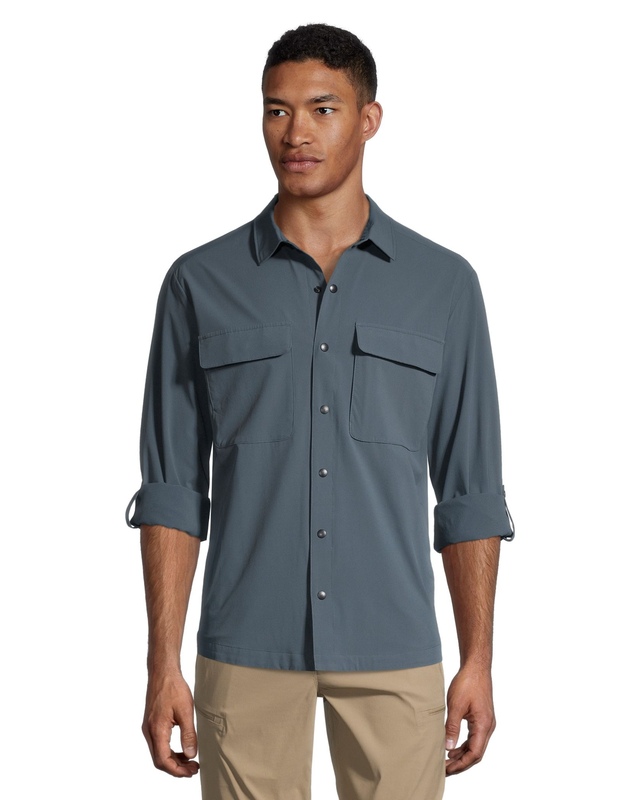 WindRiver Men's Modern Fit Long Sleeve Tick & Mosquito Repellent Shirt ...