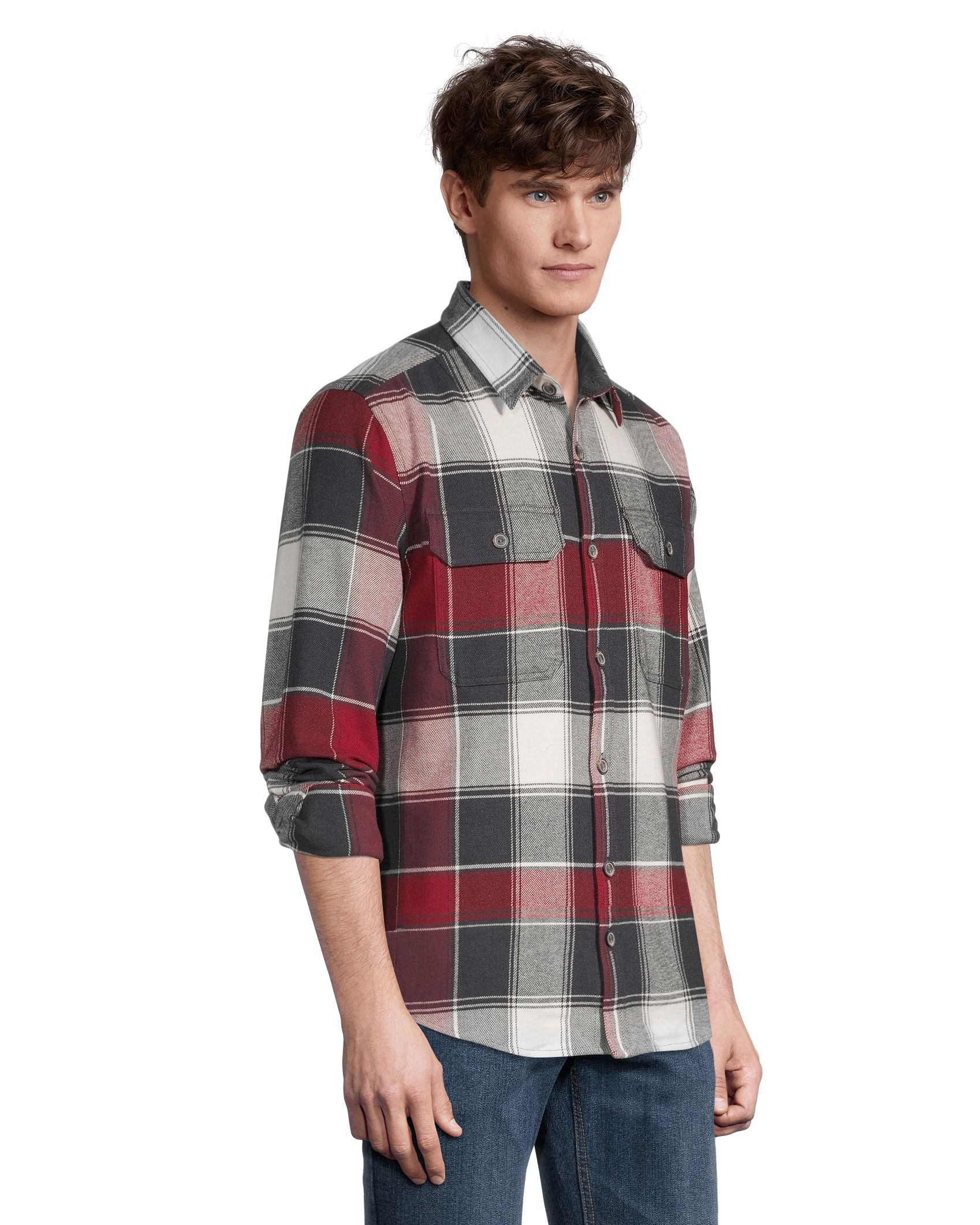 WindRiver Men's Heritage Fashion Stretch Flannel Shirt | Marks