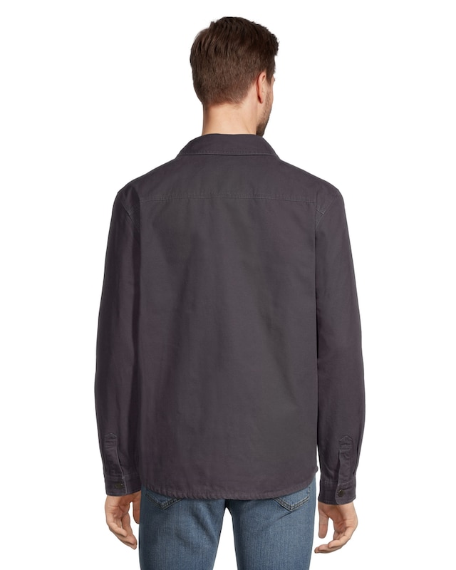 Boston Traders Men's Flannel Lined Cotton Canvas Shacket | Marks