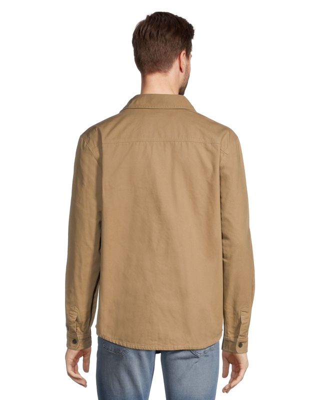 Boston Traders Men's Flannel Lined Cotton Canvas Shacket | Mark's