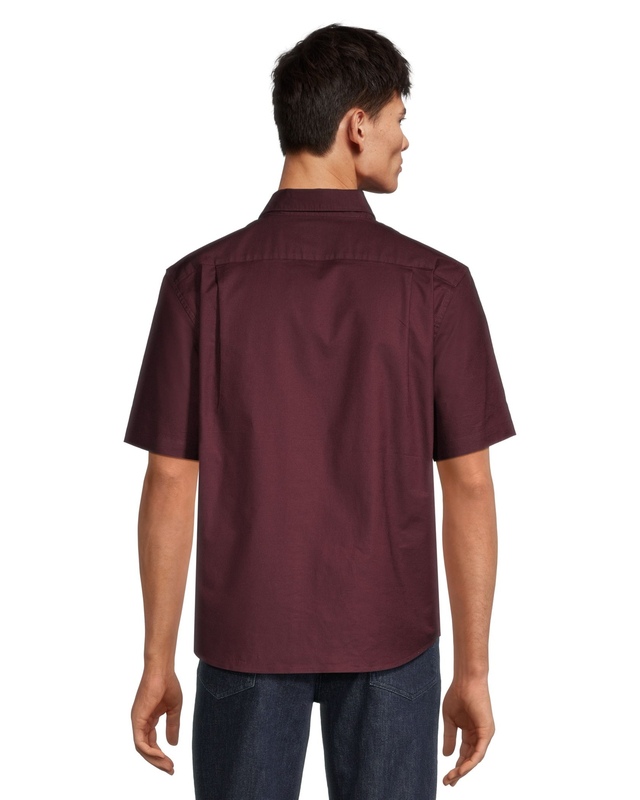 Denver Hayes Men's Stretch Oxford Casual Button Down Shirt | Mark's