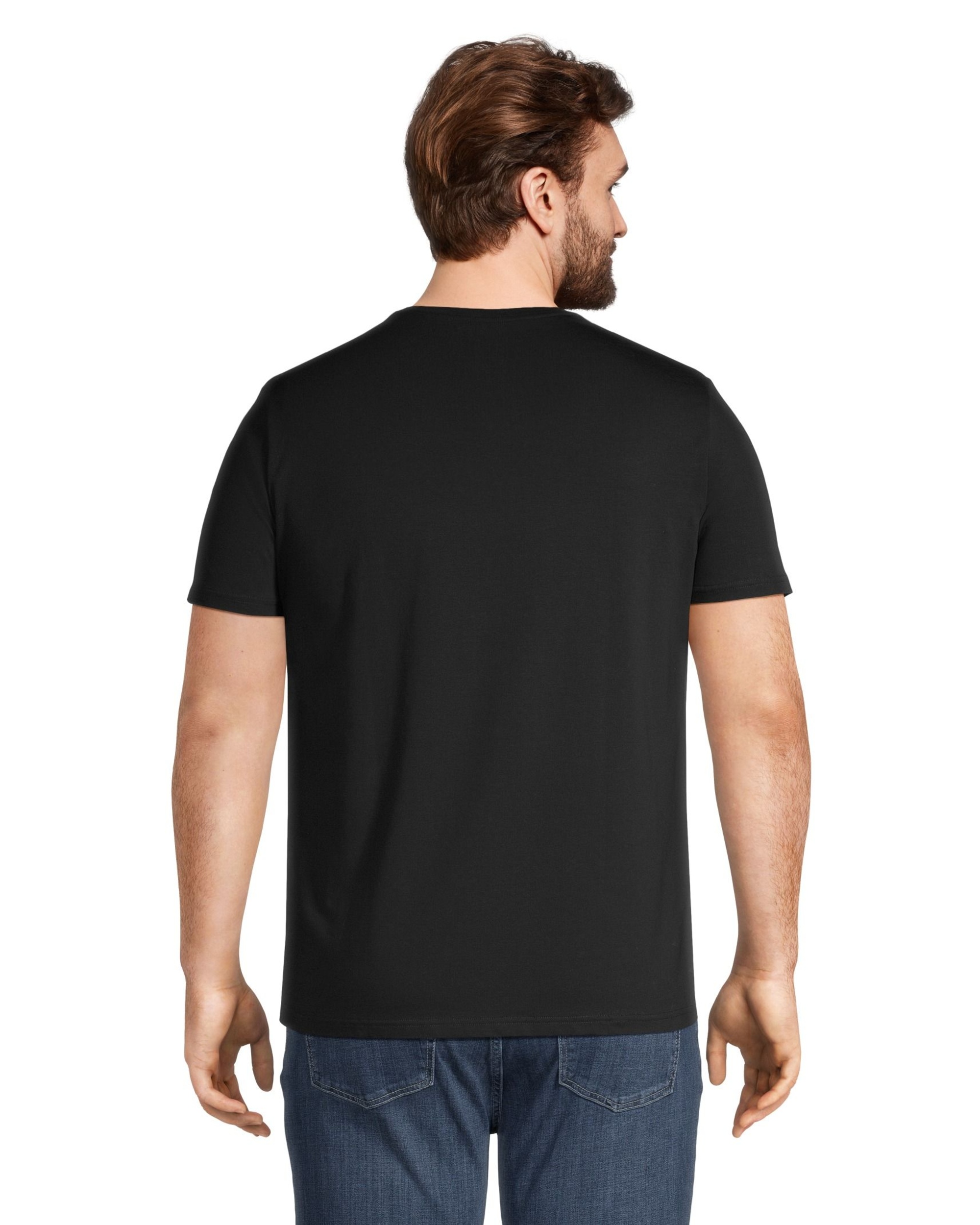 Denver Hayes Mens Stretch Modern Fit Crewneck T Shirt Marks