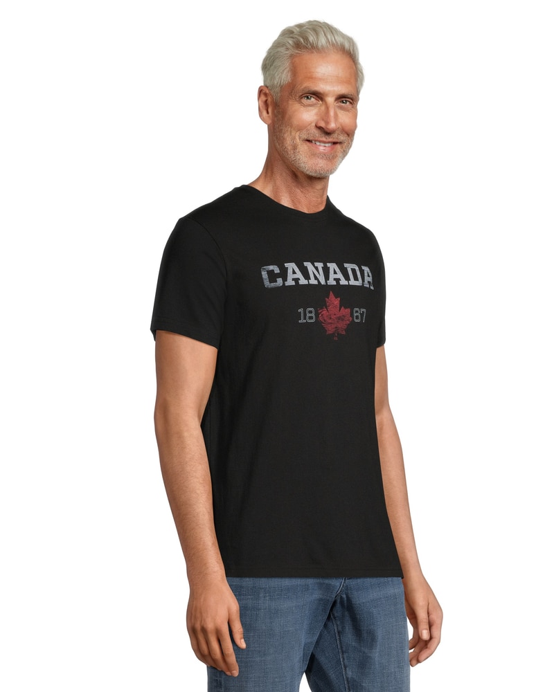 Logo T-Shirt Men's Jumpstart Canada 1867 Classic Fit Graphic T Shirt ...