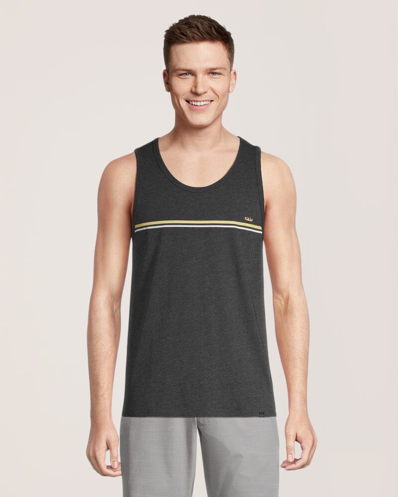 FarWest Men's Striped Basic Tank Top | Mark's