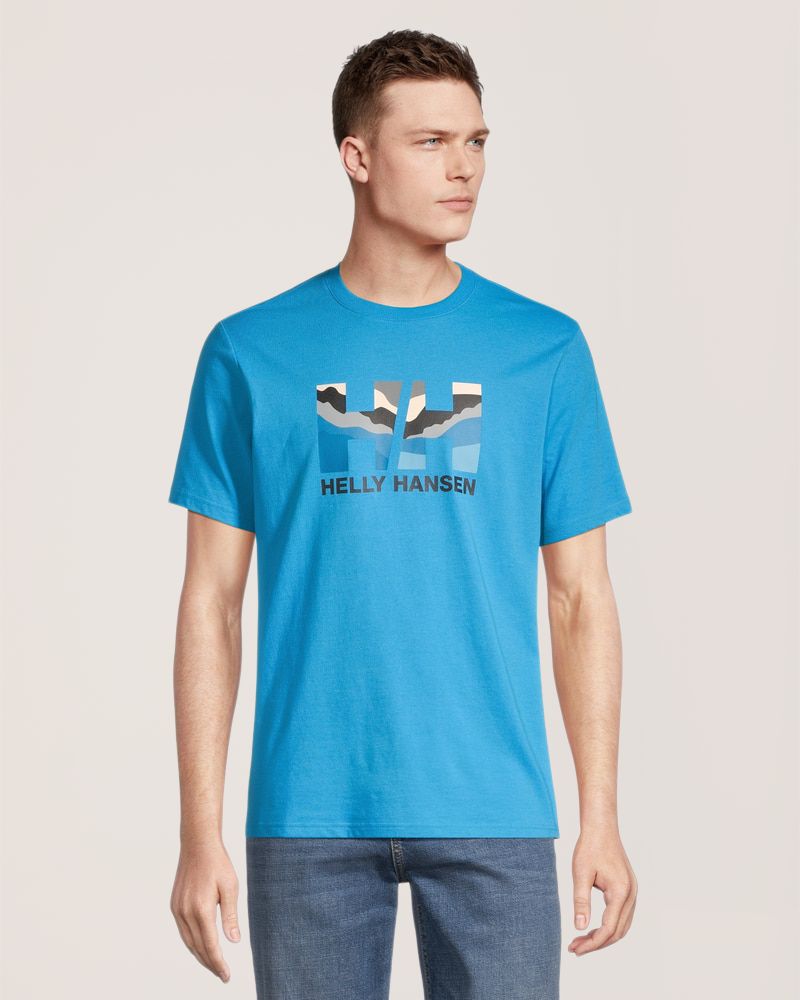 T-shirt graphique avec logo HH pour hommes, Helly Hansen | L’Équipeur