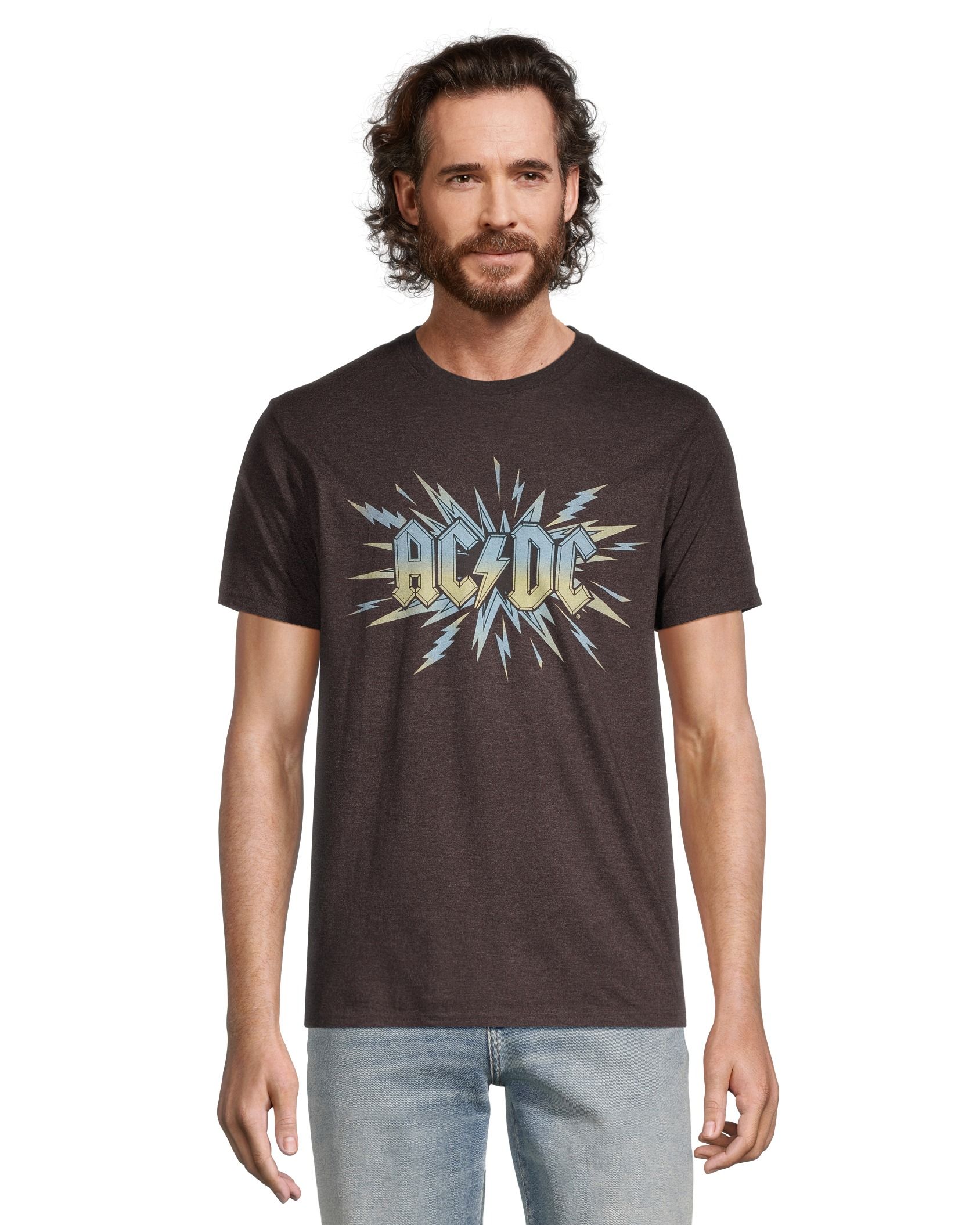 T-shirt graphique avec logo AC/DC pour hommes | L’Équipeur