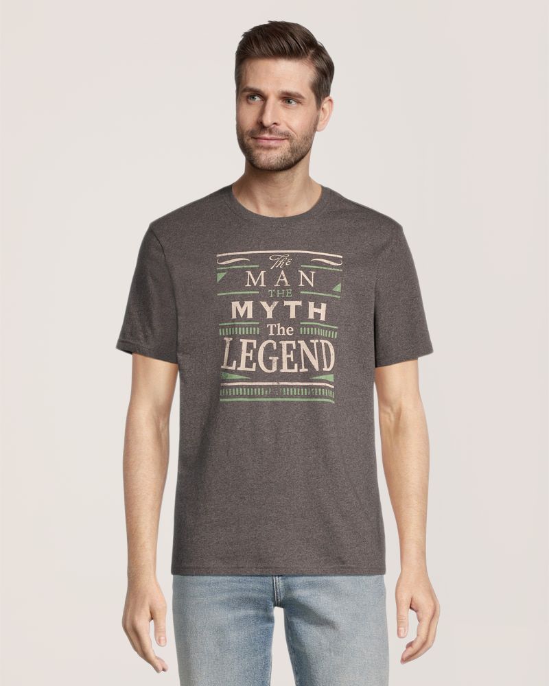 Jumpstart Men's Man Myth Legent Graphic T Shirt | Mark's