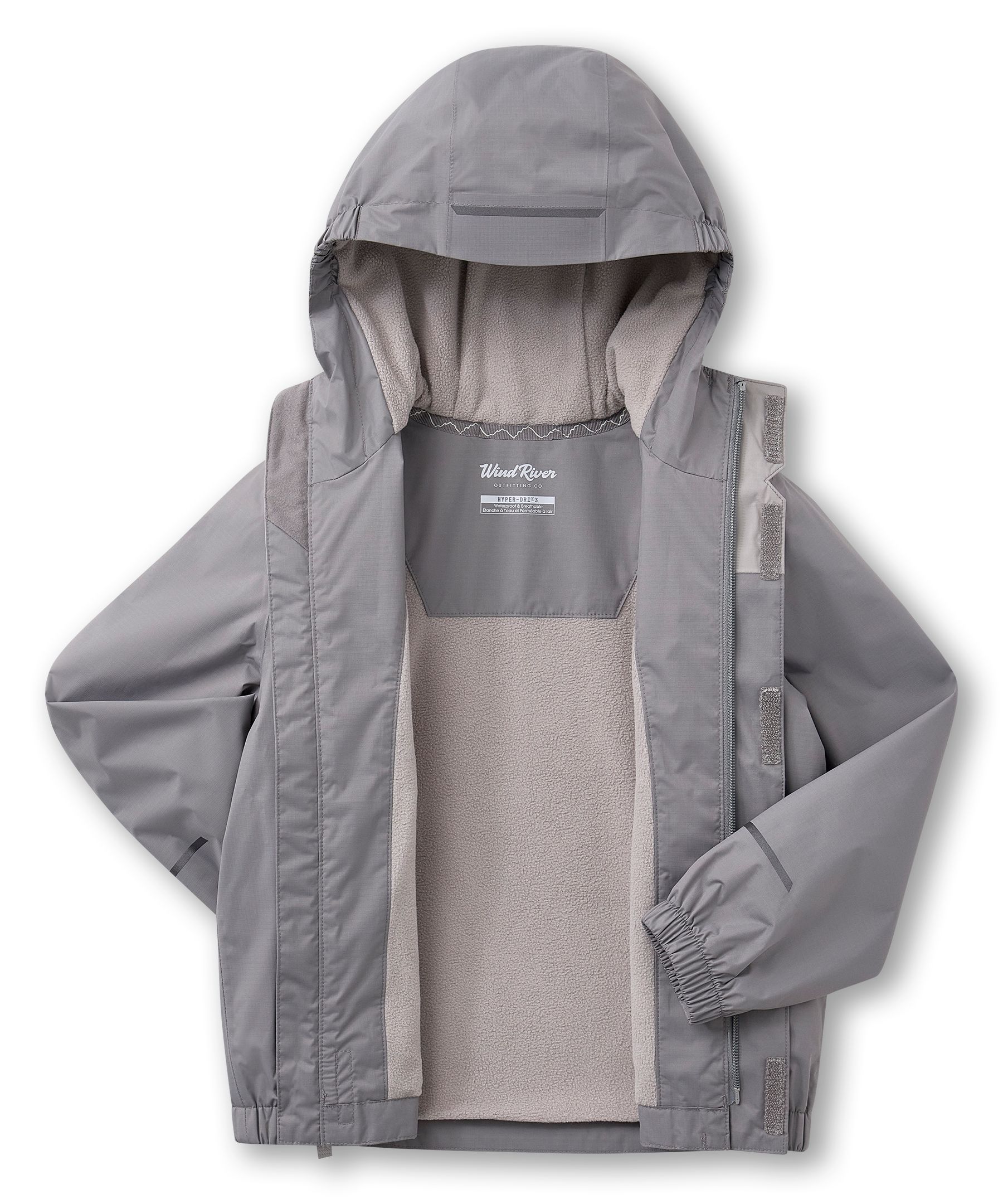 WindRiver Youth HD3 Downpour II 2L Fleece-Lined Rain Jacket | Mark's