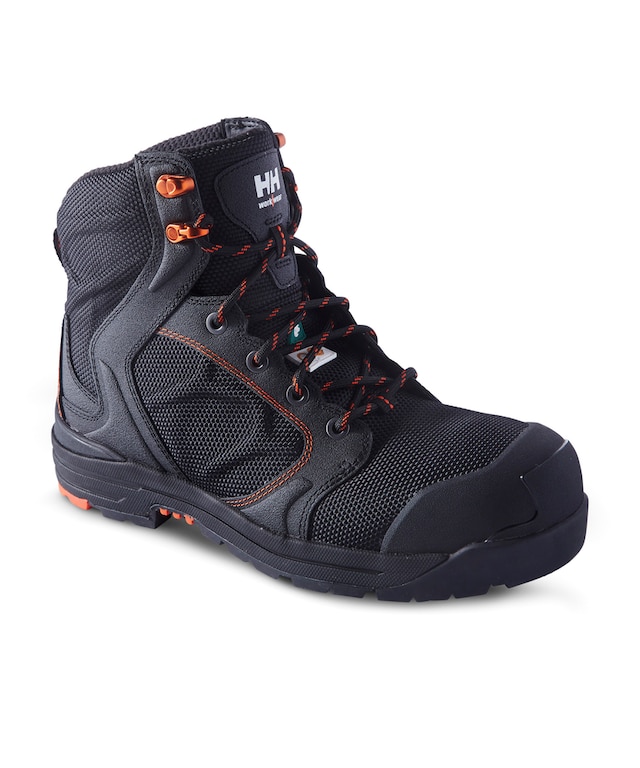 Helly Hansen Workwear Men's 6 Inch Aluminum Toe Composite Plate Ultra Light Work Boots - Black ...