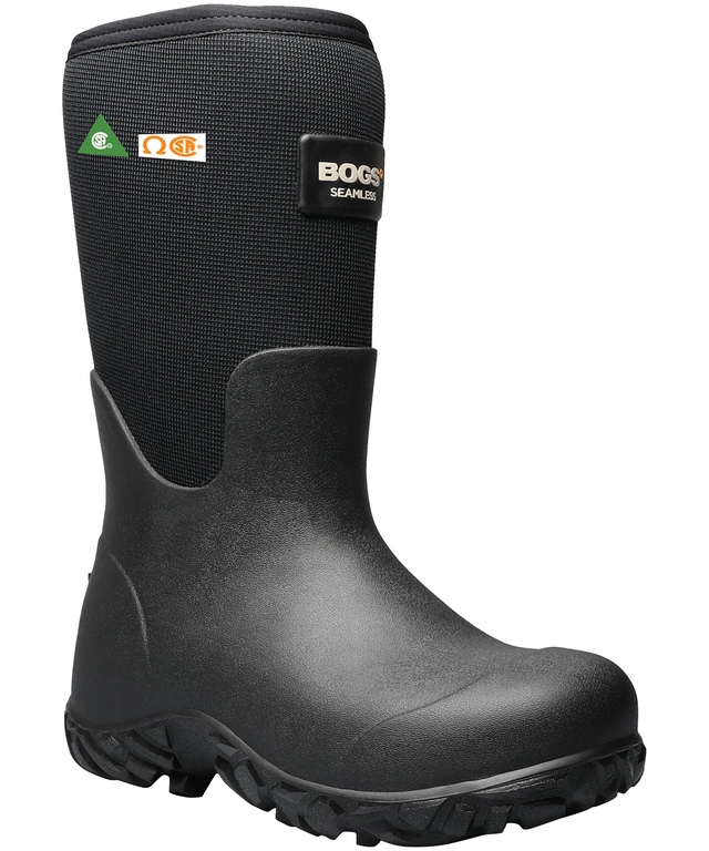 Bogs Men's Workman Composite Toe Composite Plate Waterproof Wet Weather ...