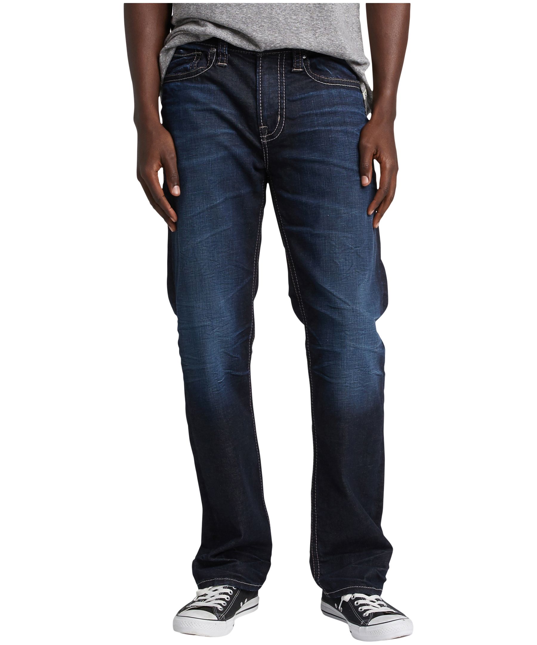 Silver Men's Grayson Easy Fit Straight Leg Jeans | Mark's