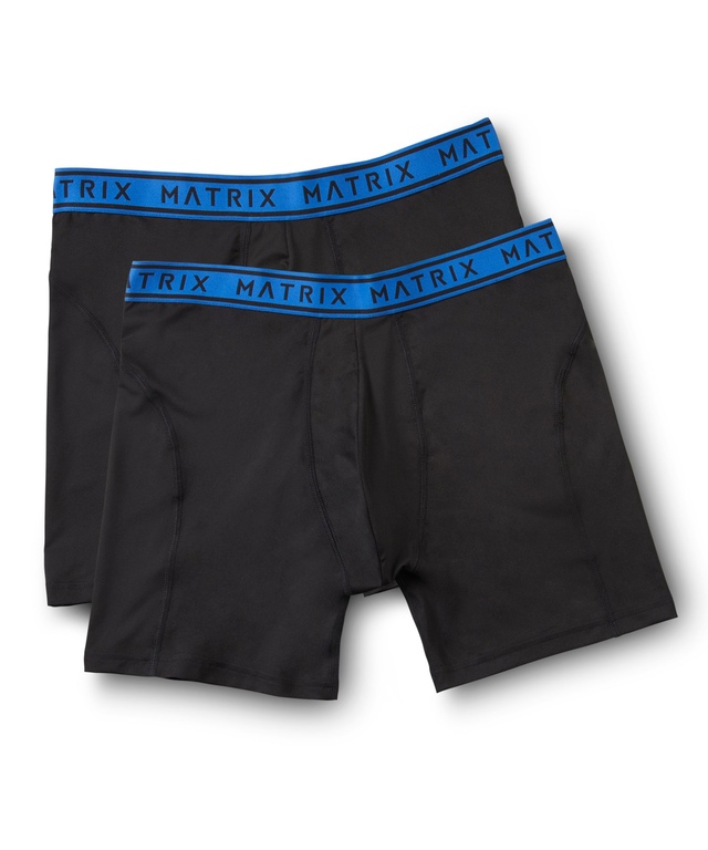 Matrix Men's 2 Pack Microfibre Boxer Briefs Underwear | Marks