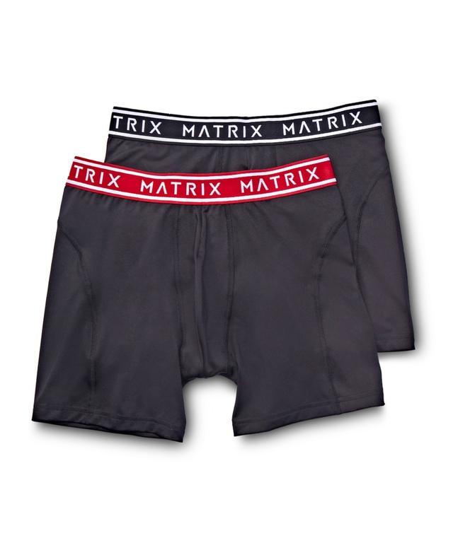 Matrix Men's 2 Pack Microfibre Boxer Briefs Underwear | Marks