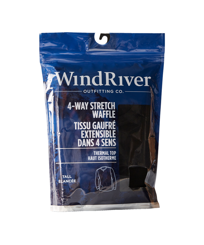 WindRiver Men's Waffle Stretch Thermal Top - Tall | Marks