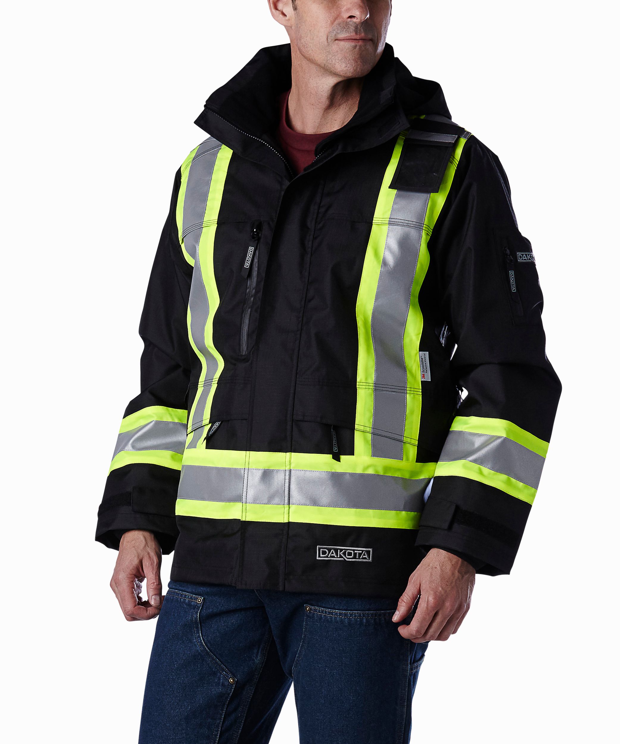 Dakota WorkPro Series Men's Hi Vis Waterproof Rip-Stop Jacket | Mark's