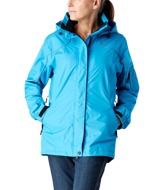 Viking Women's Creekside Reflective Piping Rain Jacket with Detachable ...