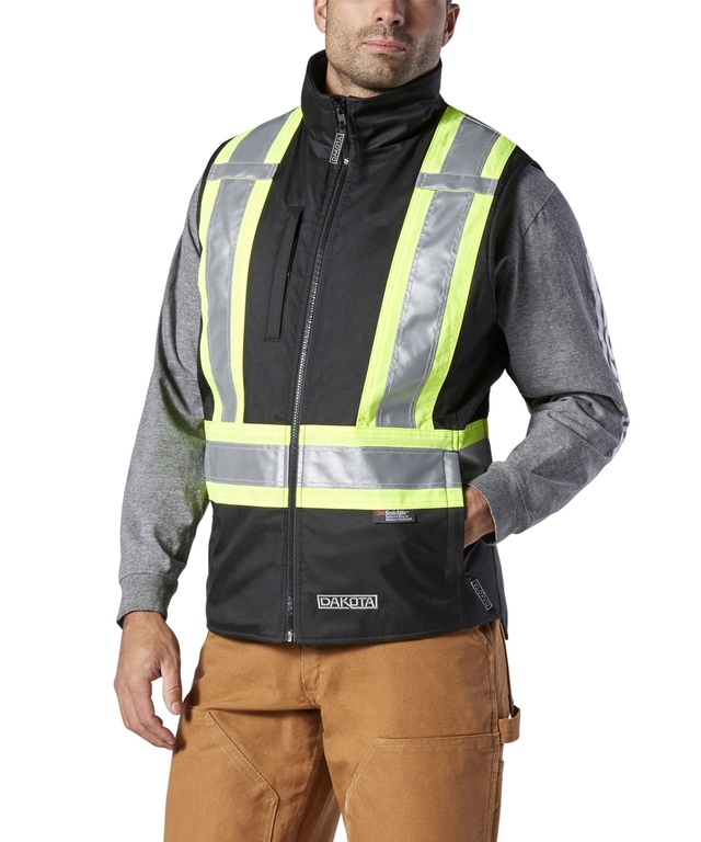 Dakota WorkPro Series Men's Class 1 Hi Vis 300D T-Max Lined Vest | Mark's