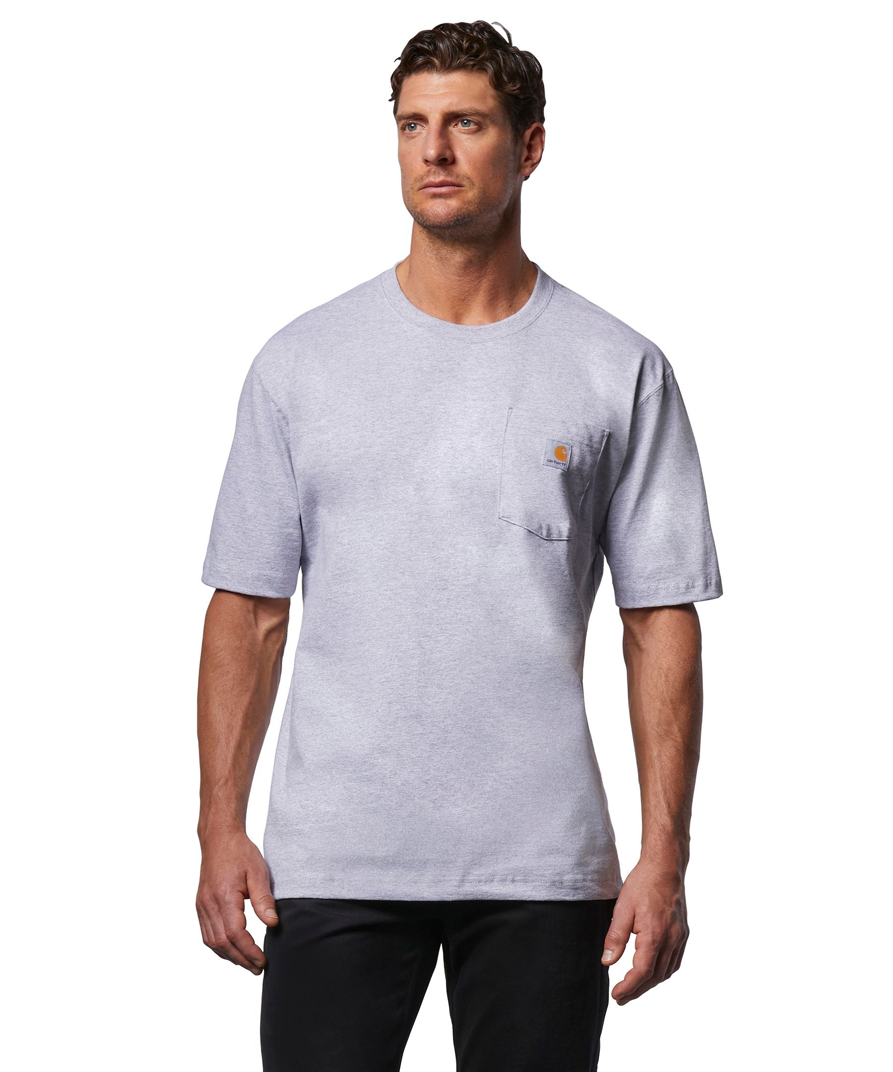 Carhartt Men's K87 Workwear Pocket Crewneck Cotton T Shirt | Mark's