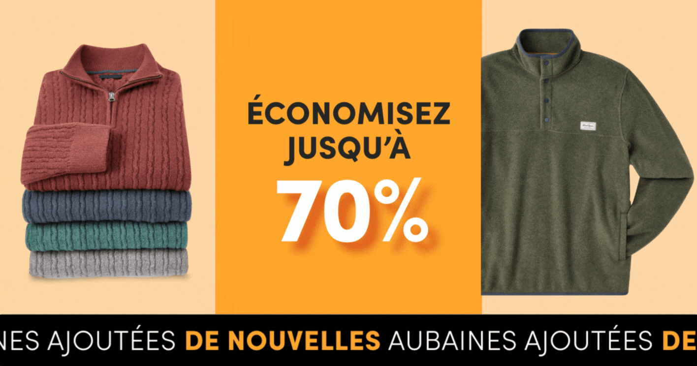 Vêtements tout-aller, chaussures, vêtement de travail et plus | L’Équipeur